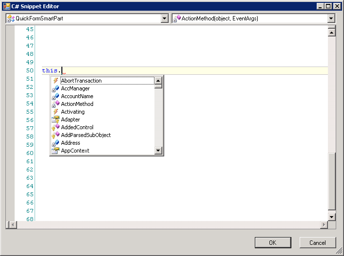 Saleslogix V8 Code Intellisense Takes A Step Back Customer Fx